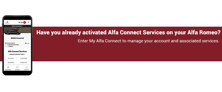 Alfa Romeo - Alfa Connect Services - My Alfa Connect | Mopar UK